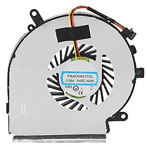CPU Cooling Fan, 3Pin Case Fan Replacement, Laptop CPU Cooler Fan Radiator for GE62 GL62 GE72 GL72 GP62 GP72 PE60 PE70 Compatible Part Number: PAAD06015SL N303