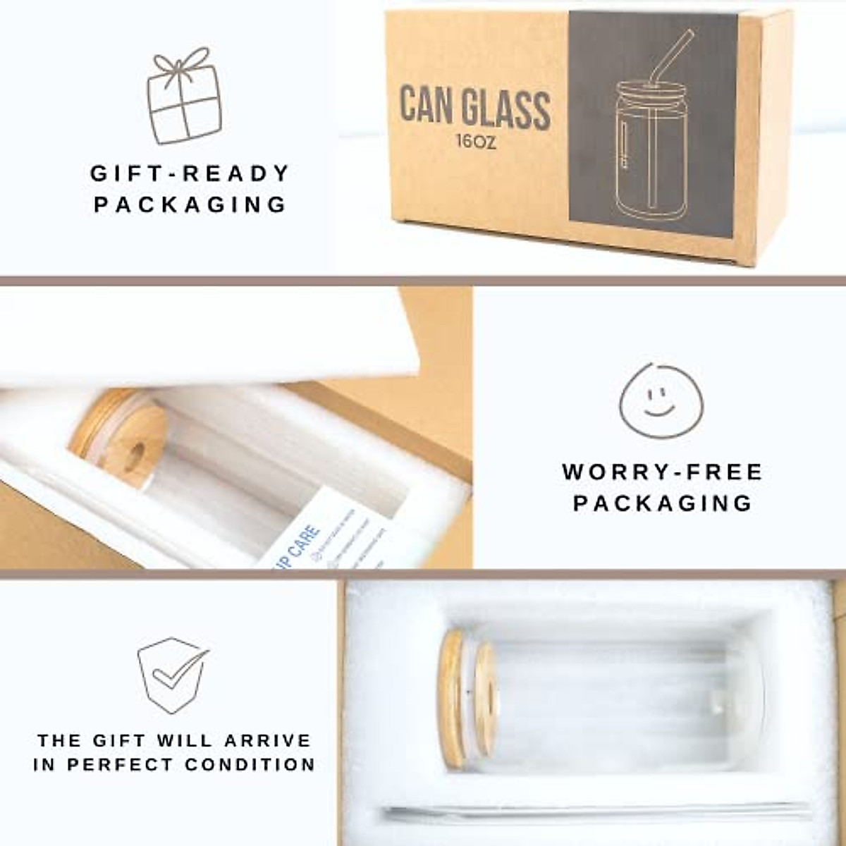 30th Birthday Gifts for Her - Happy 30th Birthday Decorations for Women - Funny 30 Birthday Gifts for Women - 30 Year Old Birthday Gifts for Women, Wife, Sister, Best Friend, Coworker - 16Oz Can Glass