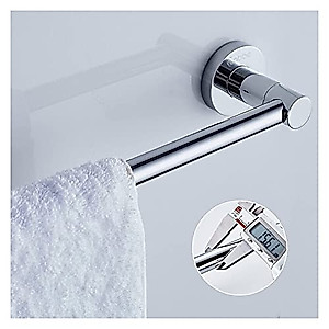 Towel BAR Rack Towel Shelfs,Bathroom Brass Towel Bar/Polished Chrome Mirror Surface/Bathroom Kitchen Towel Rack/Wall Hanging/Single Rod/Multi Size Optional/40Cm (Size : 80Cm)