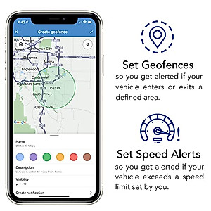 GPS Tracker for Vehicles with Real-time Alerts, 4G LTE - Easy Install Fleet & Car GPS Tracker - FCC, PTCRB Certified Car Tracker Device for Vehicles - Livewire Volt - Subscription Required.