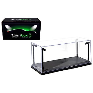 Illumibox MJ14001 Showcase 1: 18 x+ USB Powered Led Black Base Display, Clear