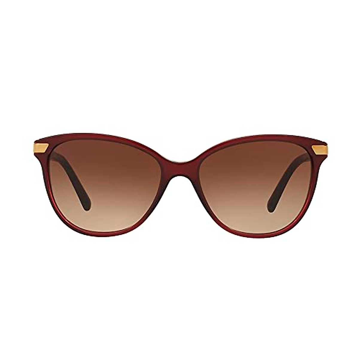 BURBERRY BE 4216 301413 Bordeaux Plastic Cat-eye Sunglasses Brown Gradient Lens