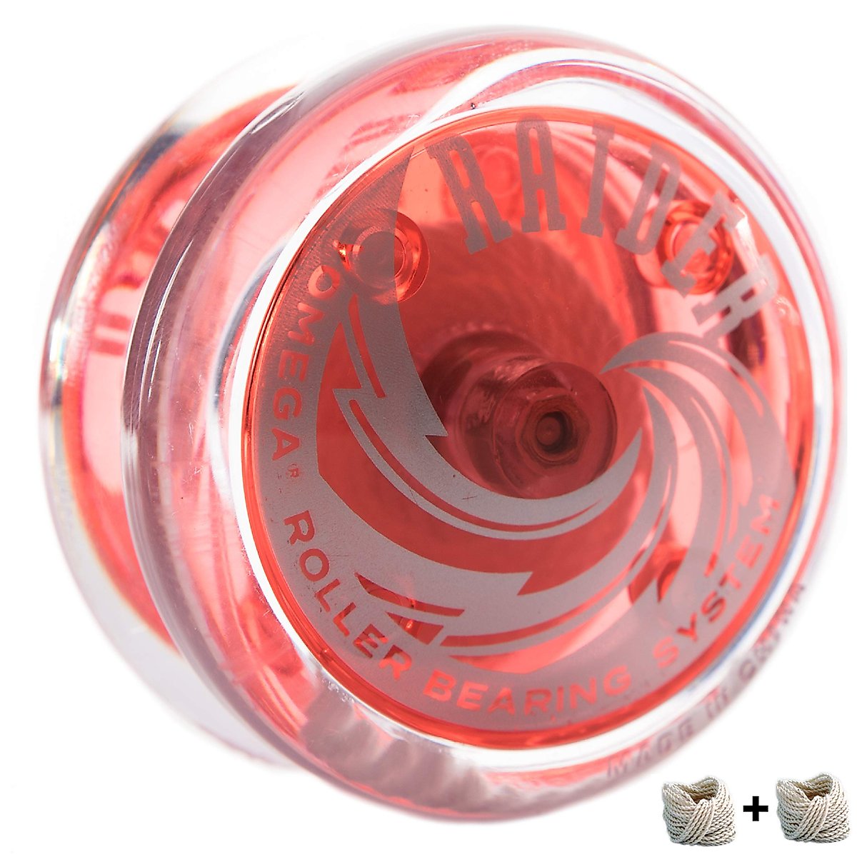 Yomega Raider – Responsive Pro Level Ball Bearing Yoyo, Designed for Advanced String Trick and Looping Play (Color May Vary)