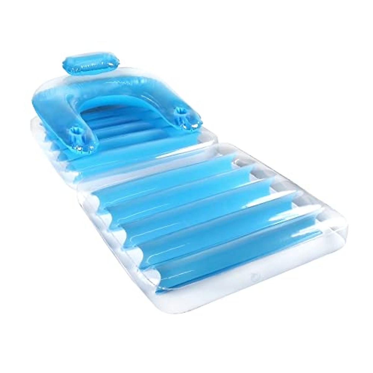 Poolmaster 85678 Poolmaster Swimming Pool Chair N Chaise Lounge Float Blue