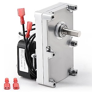 H5886 Auger Motor for Whitfield Advantage 2, Advantage II-T & II, Advantage Plus, Profile 30 & 20, Quest, Lennox Winslow PS40 &PI40 Pellet Stoves Inserts, 1 1RPM Auger Motor for Lennox & Whitfield