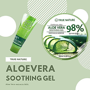 True Nature Soothing & Moisture 98% Aloe Vera Gel face moisturizer body aloe vera gel