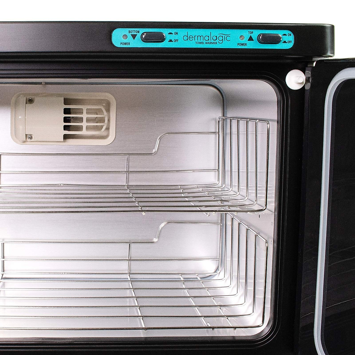 DERMALOGIC Towel Warmer (Double Door), Towel Heater Warmer Cabinet Electric Equipment Massage Facial Spa Beauty Salon Nails Shop GYM Home and Commercial, 40 L