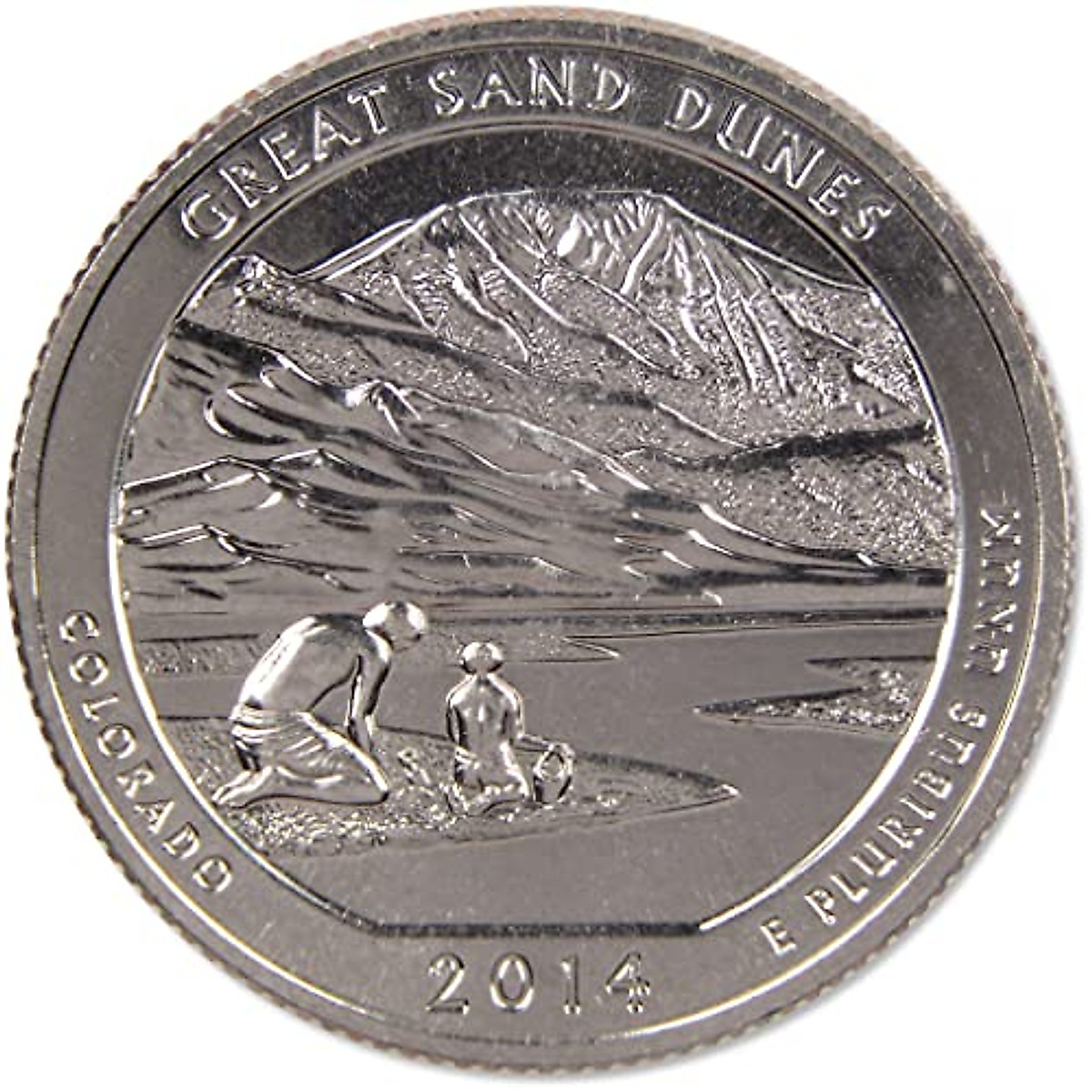 2014 S National Park Quarter 5 Coin Set Uncirculated Mint State Clad 25c