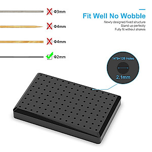 Actekart Painting Stand Base Holder and 12PCS Alligator Clip Sticks Set (with Sturdy Rubber Tips) Modeling Tools for Airbrush Spray, for Gundam Hobby Model Parts Assemble, for DIY Card Photo Memo