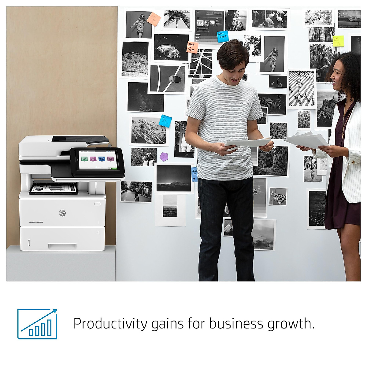 HP LaserJet Enterprise MFP M528dn Monochrome All-in-One Printer with built-in Ethernet & 2-sided printing (1PV64A)