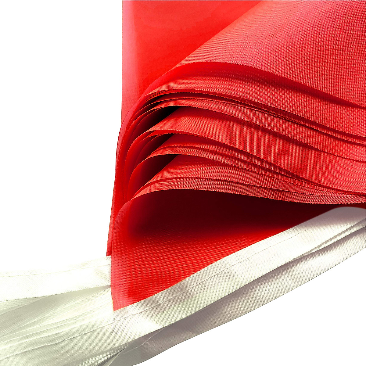 AuTop 100 Feet Solid Red Pennant Banner Flags String Triangle Bunting Flags,Decorations for Grand Opening,Birthday Party,Festival Celebration