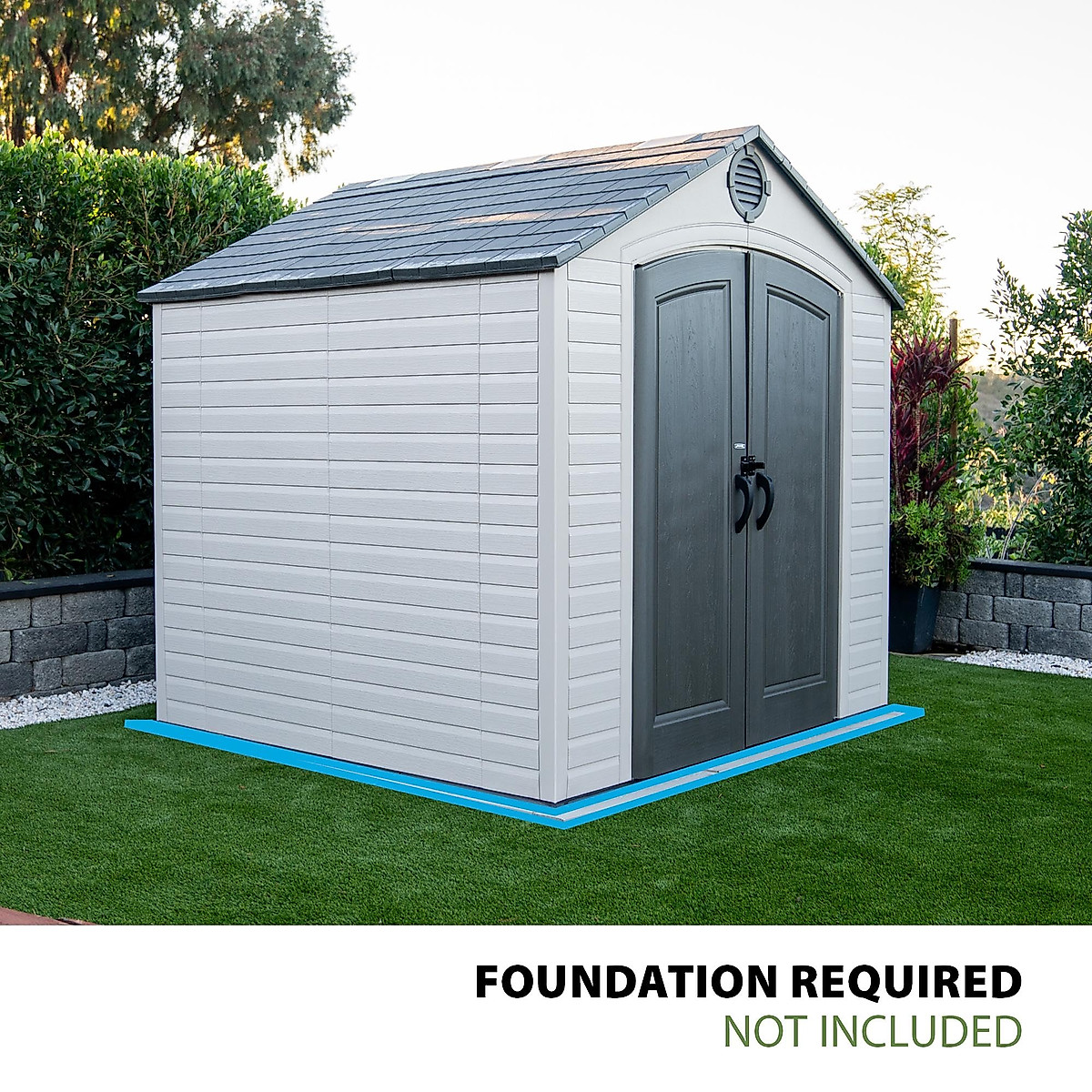 Lifetime Outdoor Storage Shed, 8 x 7.5 Foot