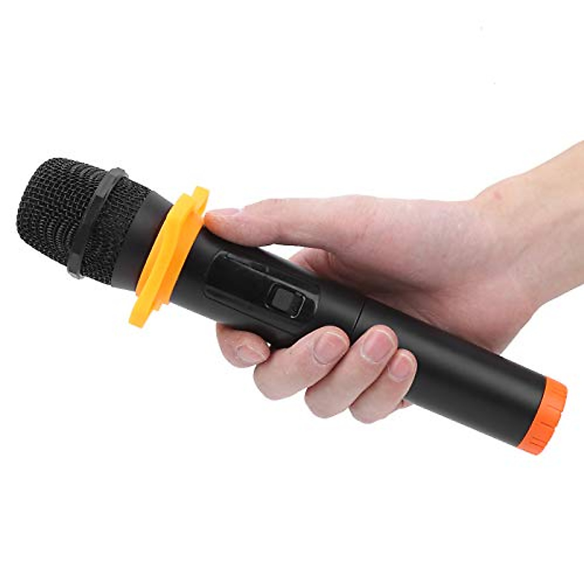 Wireless Microphone, High Gain Wide Applicability Karaoke Mic Excellent Sound Quality for Outdoor for Singing