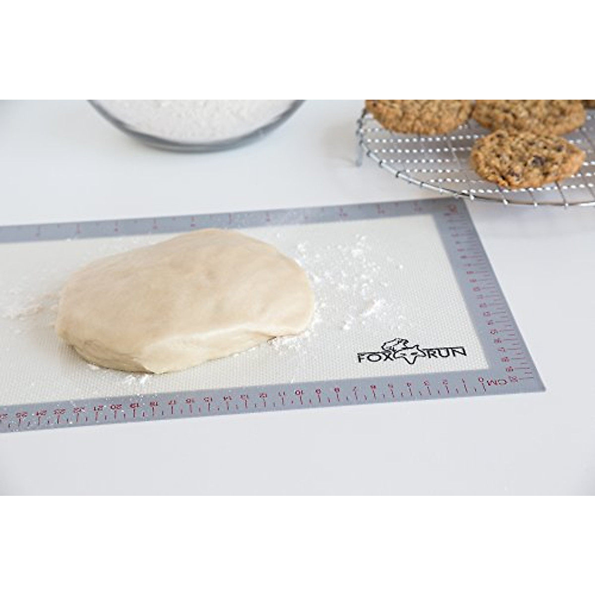 Fox Run Non-Stick Baking Mat, Silicone, 14.25-Inch x 9.25-Inch