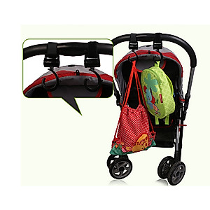 EMILYSTORES Princess Prince Stroller Hooks for Buggy Or Baby Carrier Or Bike Bicycle Or Car Headrest 1Pair