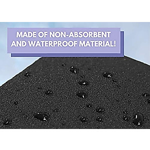 Polar Whale 4 Essential Oil Storage Organizers 3 Tier Display Rack for Home Bathroom Bedroom Office Elegant Modern Durable Black Foam Washable Waterproof Holds 24 Bottles (5ml to 15ml)