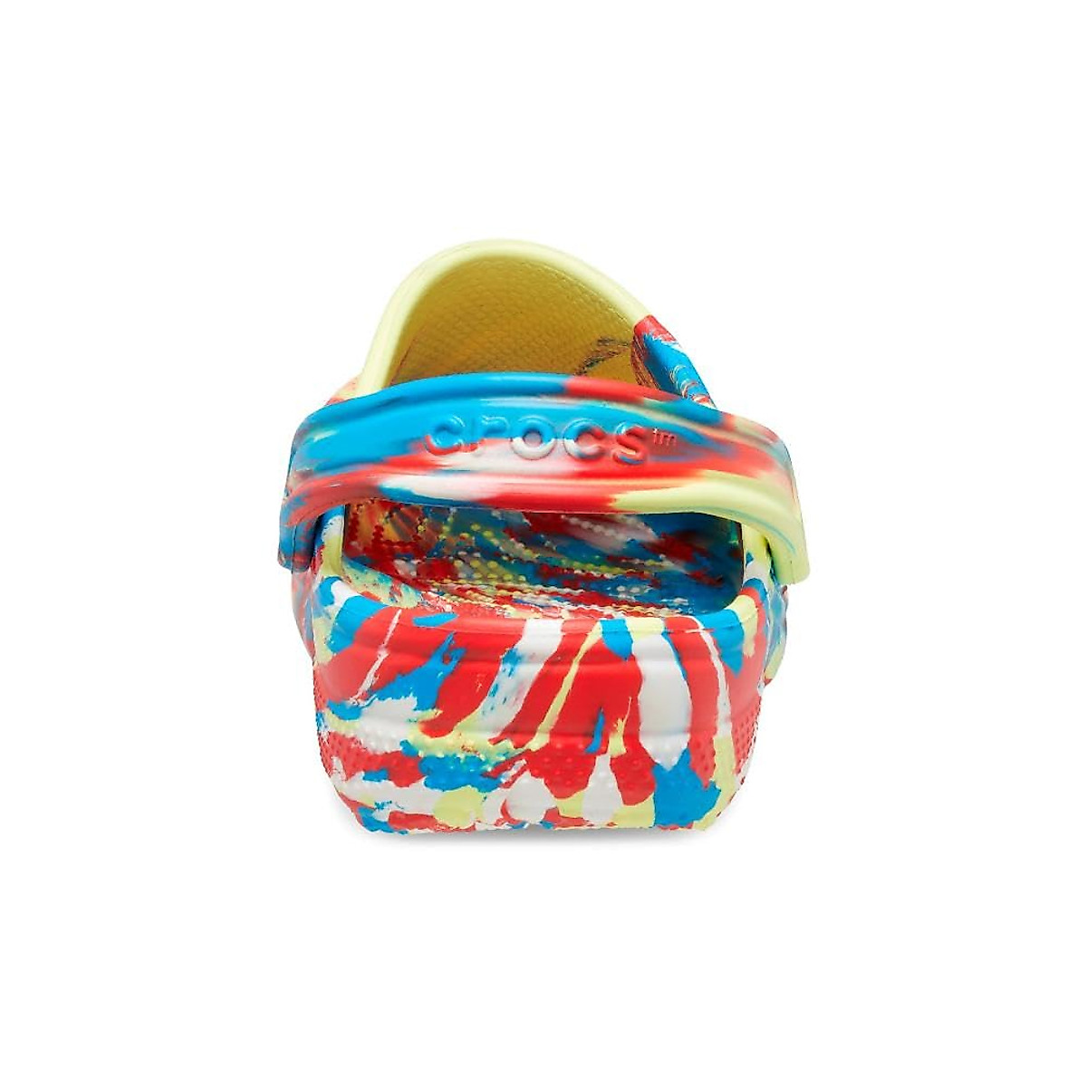 Crocs Unisex Classic Marbled Tie-dye Clog, Sulphur/Multi, Numeric_10 US Men