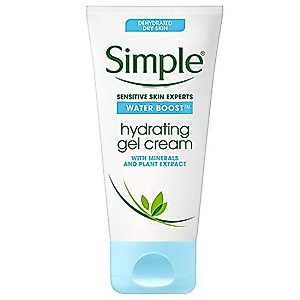 Simple Water Boost Hydrating Gel Cream, Face Moisturizer, 1.7 oz