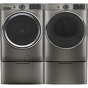GE® 4.8 cu. ft. Capacity Smart Front Load ENERGY STAR® Steam Washer with SmartDispense™ UltraFresh Vent System with OdorBlock™ and Sanitize + Allergen