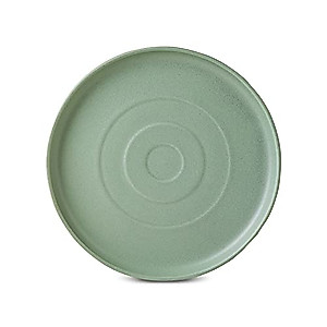 Stone by Mercer Project SHOSAI 16-Piece Stoneware Dinnerware Set, Plates and Bowls Set, Modern Dishware set fo 4, Sage