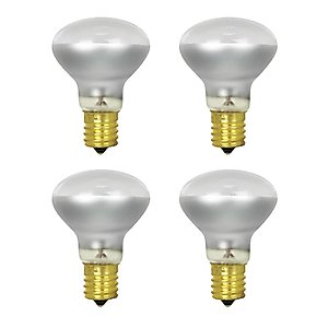 Xtricity 40W R14 Reflector Light Bulb, E17 Intermediate Base, 280 Lumens, Dimmable, 120V, (4 Pack)