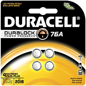 Duracell - 76A 1.5V Specialty Alkaline Battery - long lasting battery - 4 count