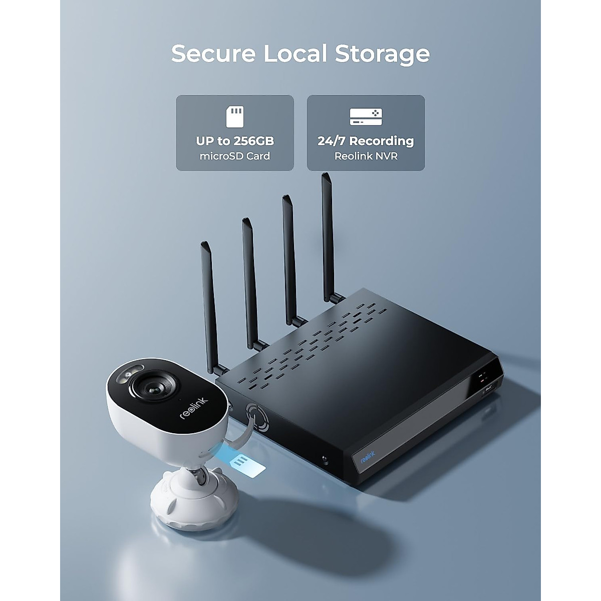 REOLINK Outdoor Security Camera with Spotlight, Lumus 1080P HD Plug-in WiFi Camera for Home Security System, PIR Motion Detection, Two-Way Talk and Siren Alarm, Waterproof, Micro SD Card Storage