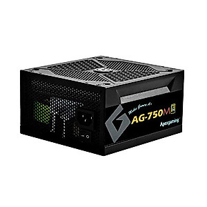 New 2023 80+ Gold Certified Fully Modular 750W High Performance Gaming Power Supply Support RTX3-series & AMD RX6-series GPU ApexGaming AG-750M PSU