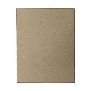 100 Thick Kraft Chipboard (30pt) - 8 1/2" x 11" - Perfect for Scrapbooking, Crafts & Product Backing…