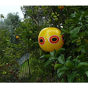 Bird B Gone MMSEB Balloon Bird Repellant, 20" D, Bright Yellow