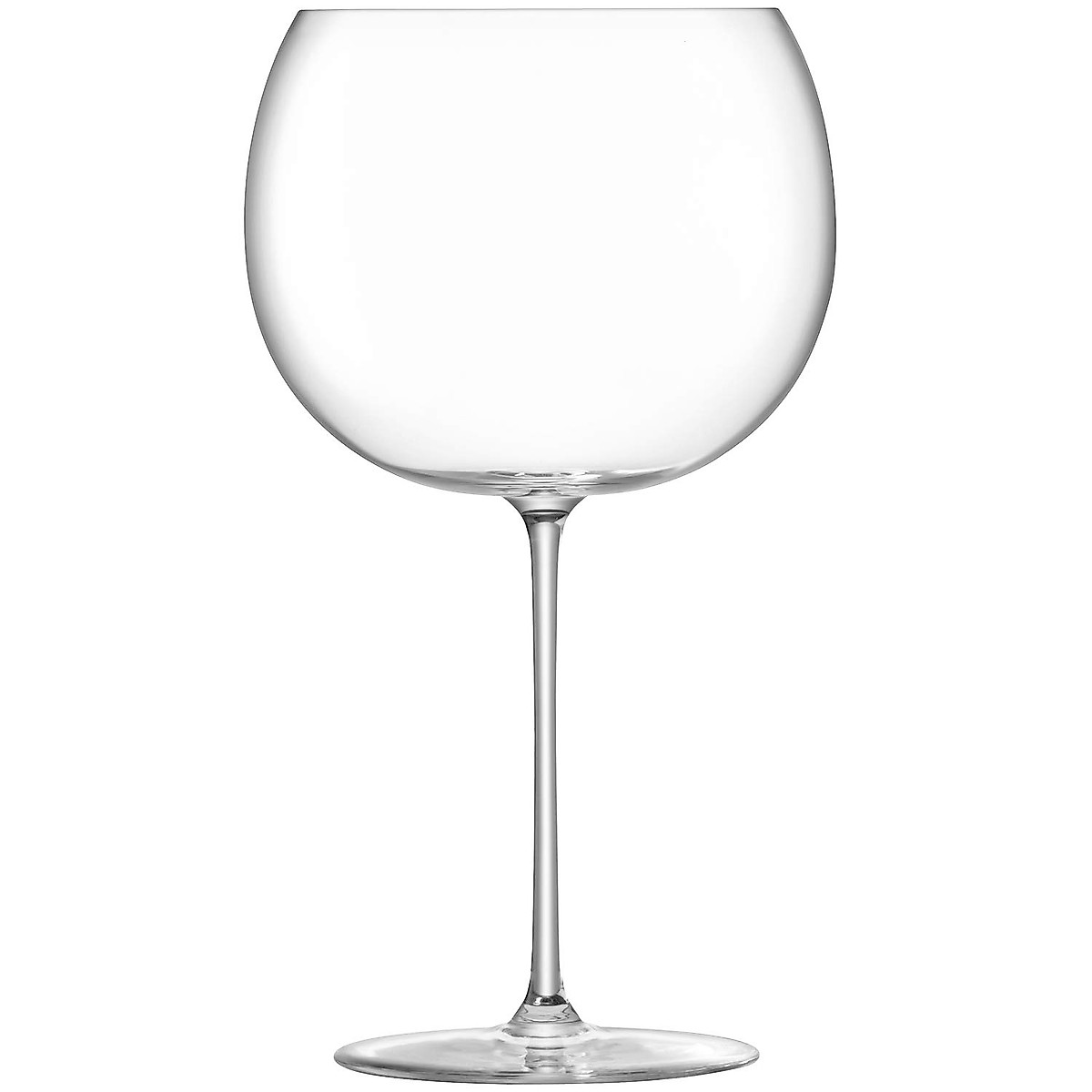 LSA Borough Balloon Glass Set in Clear for Gin, Tonic and Rosé - Drinking Glasses with Generous Bowl and Narrow Stem - 23 oz Drinkware - Pack of 4