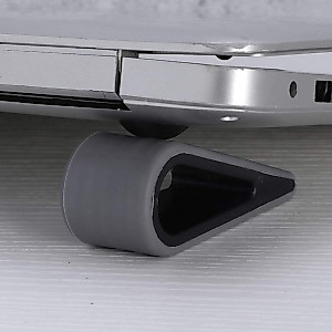 jojofuny 2Pcs Universal Laptop Computer Keyboard Stands Anti-Slip Silicone Tilting Wedge Riser Holder Portable Ventilated Stand for Notebook