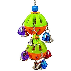 Bonka Bird Toys 1509 Tuff Bellpull Tower Parrot African Grey Bird Toy