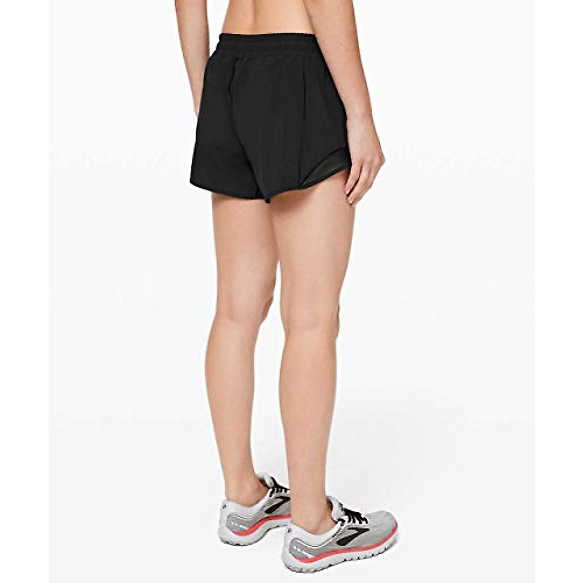 Lululemon Athletica Hotty Hot Short Low-Rise 4 inch Long (Black, 0, Numeric_0)