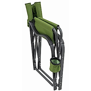 ALPS Mountaineering Camp Chairs for Adults - Comfortable Padded Polyester Fabric Over Sturdy Wide Aluminum/Steel Frame with Tall Back, Folds Flat, Cactus