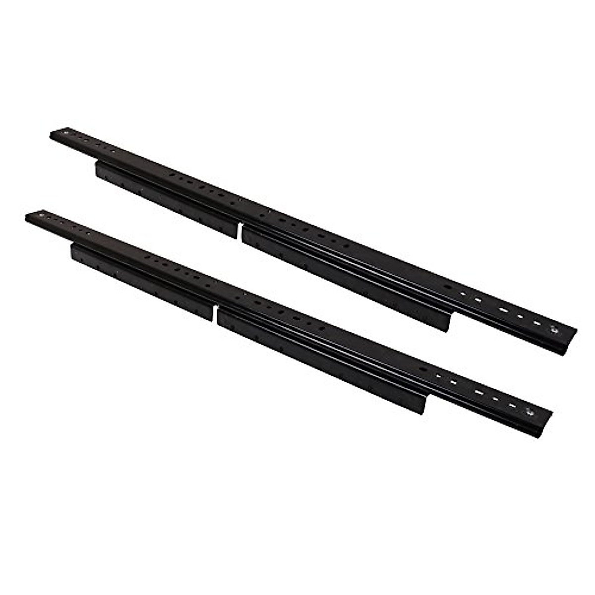 ECLV 33 1/2'' Table Leaf Sliding Brackets Dining Table Extender Brackets Coffee Table Slides,Computer Desk Extender,Black