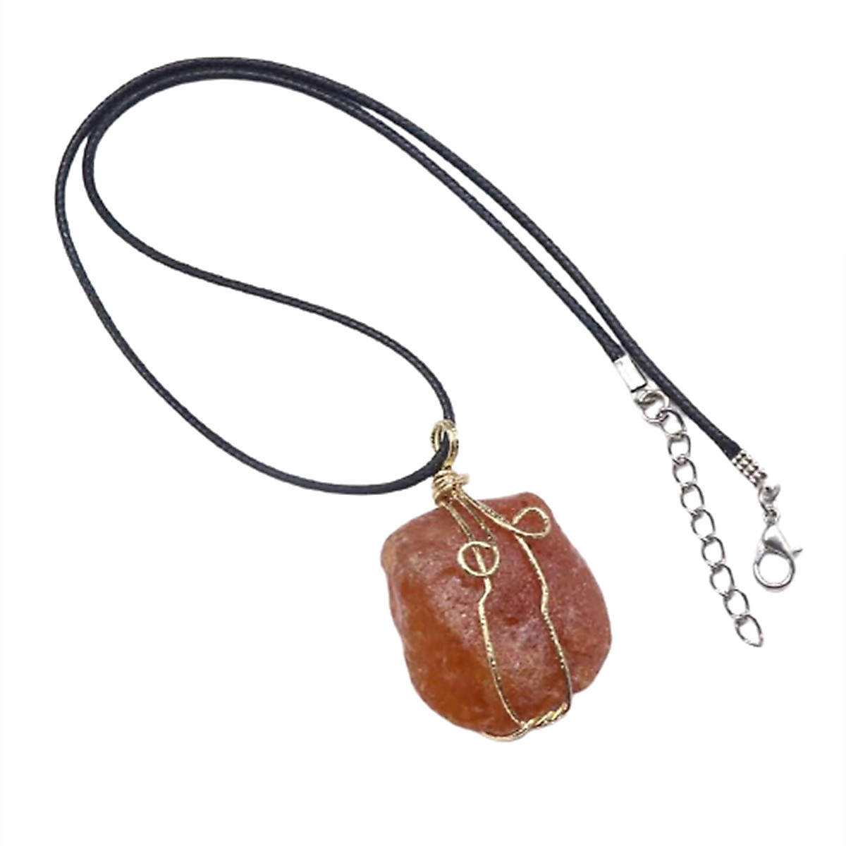 ROSEWARD Real Carnelian Crystal Necklace for Women Raw Crystal Pendants Jewelry Red Chakra Healing Worry Stones Genuine Moldavite Spiritual Gemstone, USA (1”-1.4” Wire Wrapped Raw Carnelian)