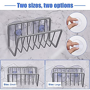 Sponge Holder Suction, Replacement Suction Cups, Sponge Caddy Suction Cup, Kitchen Sink Caddy Suction Cup, Compatible with Sink Sponge Holder, 1.8/2.4 Inch Diameter Heavy Duty Suction Cup (4 Pack)