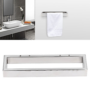 Natudeco Wall Mounted Bath Towel Rack Bath Storage Tool Bright Colour Towel Bar Solid 304 Stainless Steel Durable for Bathroom Kitchen Hotel