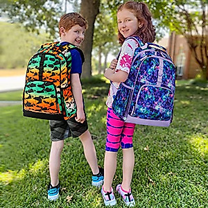 Choco Mocha Hawaii Shark Backpack for Boys Backpacks for Elementary School Backpack for Kids Backpack Boys 17 inch Backpack for Boys Shark Bookbag with Chest Strap 5-7 6-8 School Bag 2nd 3rd Grade