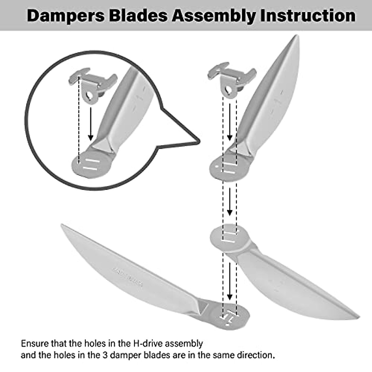 GARNETIN 22-1/2-Inch One-Touch Cleaning System Kit for Weber Charcoal Grills, 7444 Replacement Parts Grill Accessories for Weber Kettle Grills, Silver-USA Made
