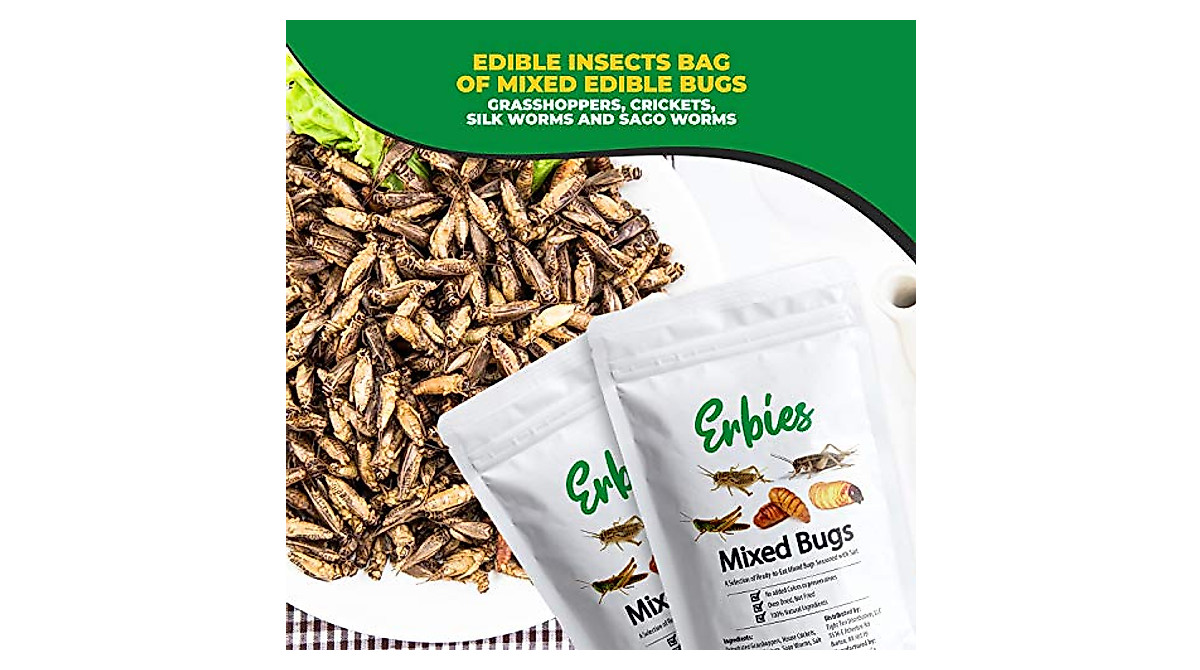 Erbies Edible Bugs Trail Mix - Protein-Packed & Sustainable Snack