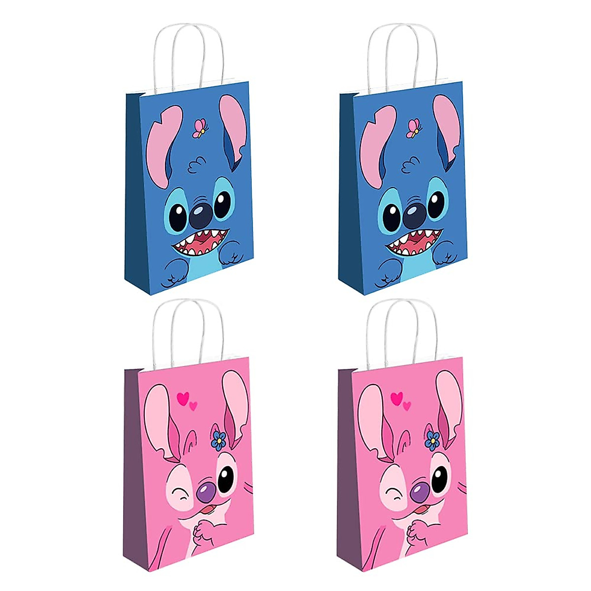 16 Pcs Cute Space Monster Party Gift Bags for Space Animals Party Decorations,Space Theme Cartoon Movie Party Favor Goody Bags Party Supplies.