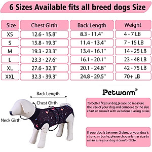 PetWarm Surgery Suit for Dogs Female,Recovery Suit for Female Male Dogs,Professional Pet Recovery Shirt Dog Abdominal Wounds Bandages Prevent Licking Dog Onesies,Galaxy Pattern,Black,XL