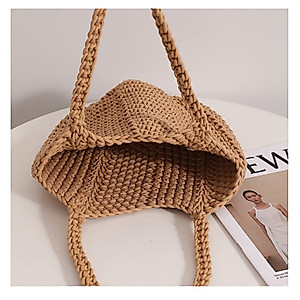 Naimo Women Straw Beach Bag Tote Woven Large Rattan Handbag Hobo Summer Handwoven Shoulder Bag Purse