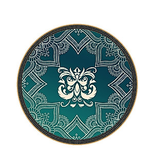 16-Piece Dinnerware Set, Round Dinner Plates , Dish set for 4,Scratch Resistant, Lead-Free, Microwave, Oven, and Dishwasher Safe