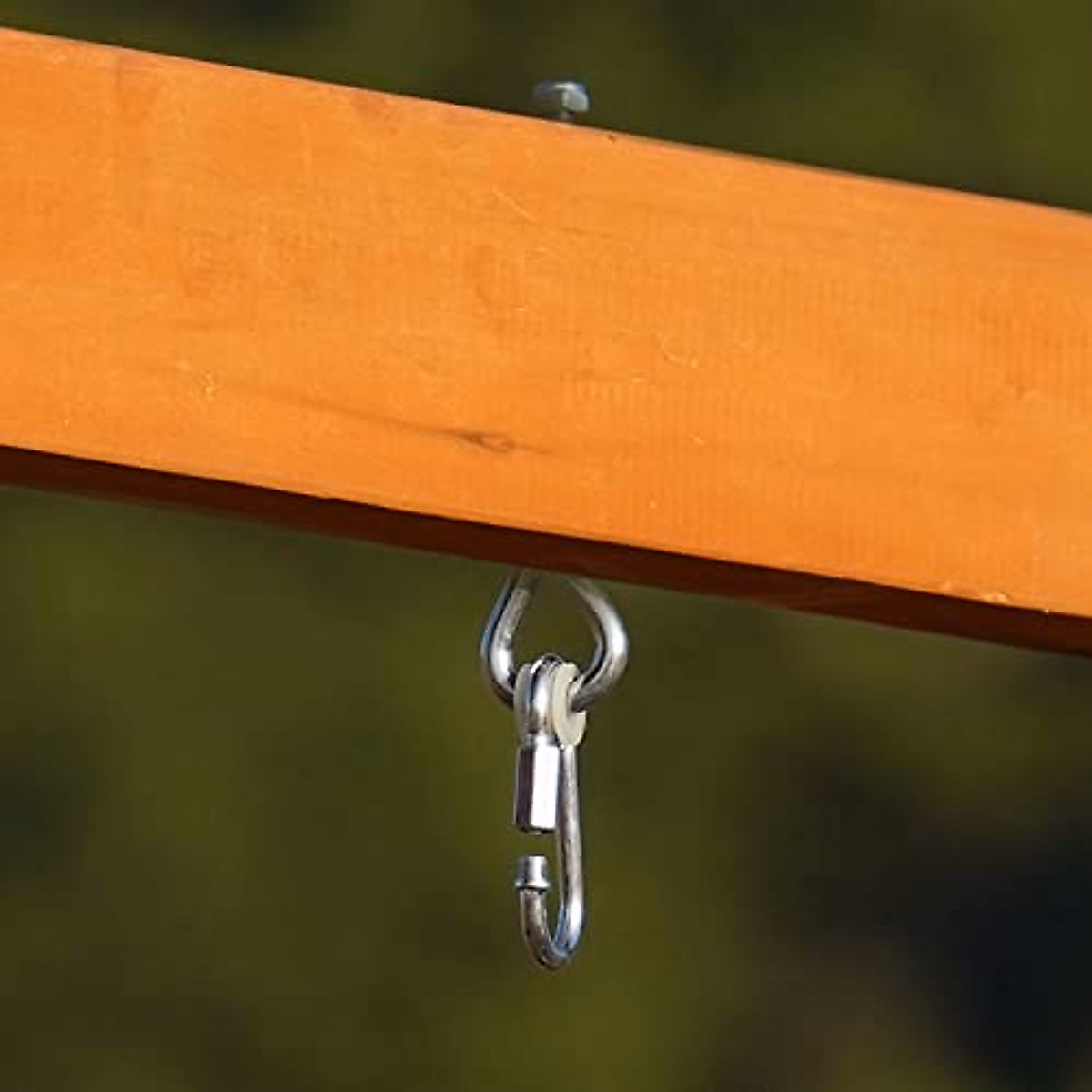 Dolphin Playground Wooden Swing Sets for Backyard, Family DIY Kit for Any Swings, Outdoor Playset for Kids with Trapeze Swing Bar and 2 Belt Swings, Heavy Duty Playground Accessories, Ages 3-12