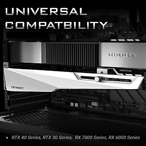 Antec GPU Support Bracket, GPU Holder Brace Graphics Card GPU Support Video Card Holder Bracket, Video Card Sag Holder/Holster Bracket Support - Dagger Black