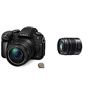 PANASONIC LUMIX G85 4K Digital Camera, 12-60mm Power O.I.S. Lens, with Vario 45-150mm F4.0-5.6 ASPH Mirrorless Camera Lens with Optical Stabilizer
