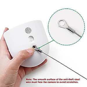Ayotu Anti-Theft and Anti-Drop Security Chain for Google Nest Cam (Battery), Security Cable with Anti-Theft Screws (Camera NOT Included), 2 Pack